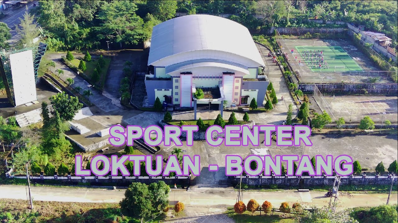 Sport Center Loktuan || Gor Bontang || Fimi X8 Mini - YouTube