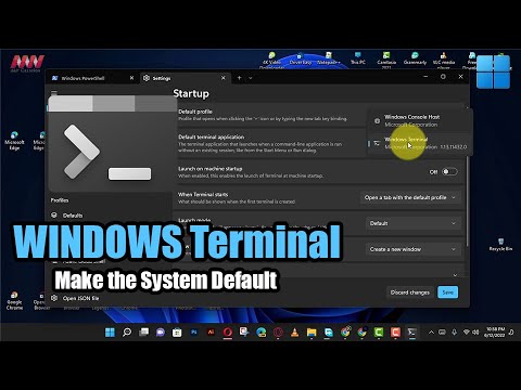 How to Make Window Terminal the System Default on Windows 11