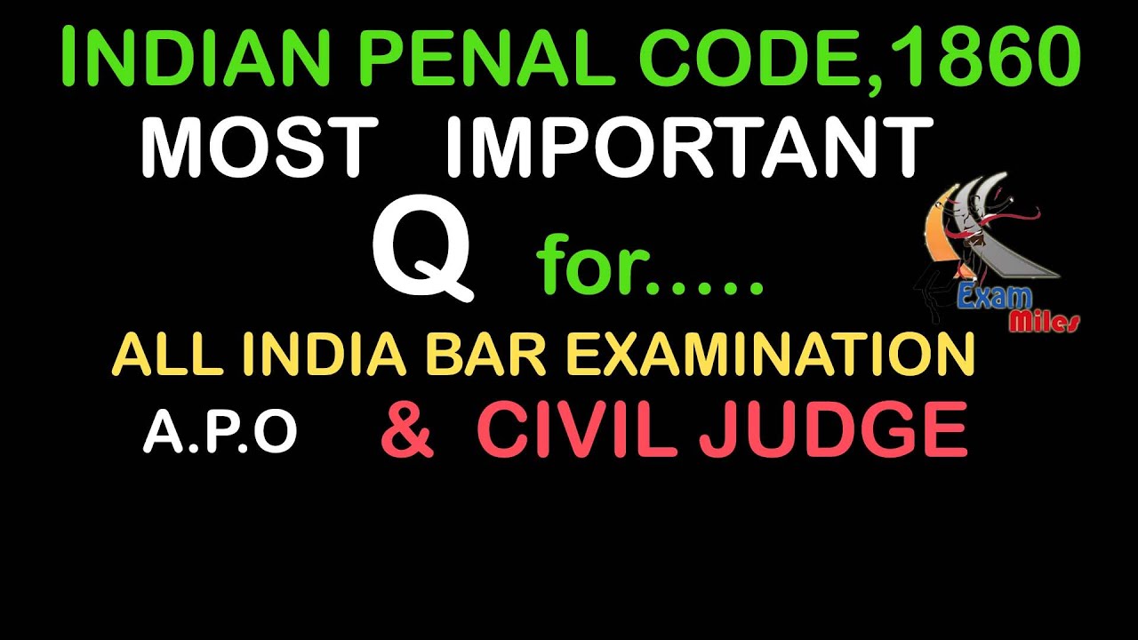 Landmark Cases Of IPC For APO AIBE All Judicial Exam YouTube landmark-cases-of-ipc-for-apo-aibe-all-judicial-exam-youtube