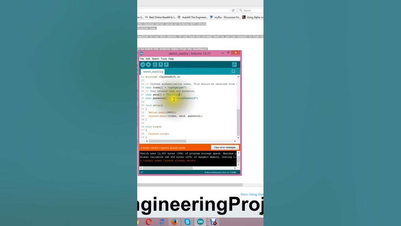 Getting Started with Cayenne - Arduino - YouTube
