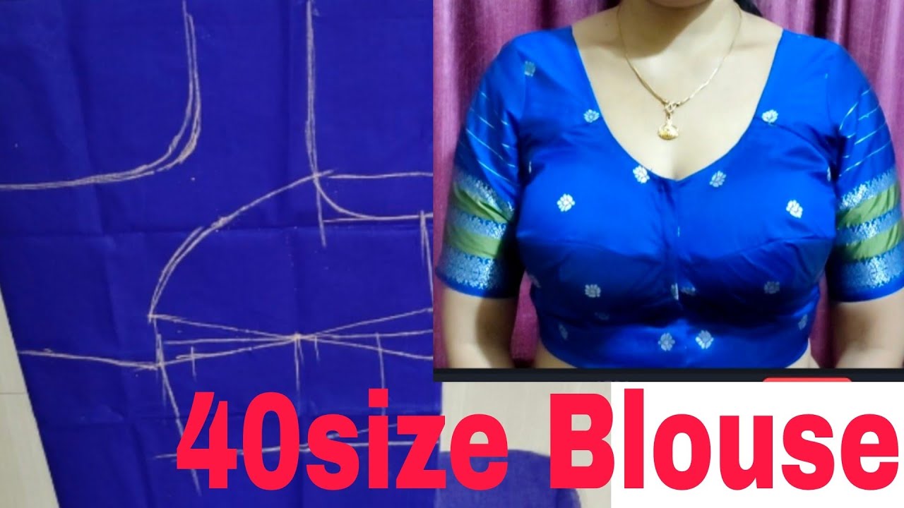 Requested video || Full Tutorial 40Size Bra cut blouse cutting ...