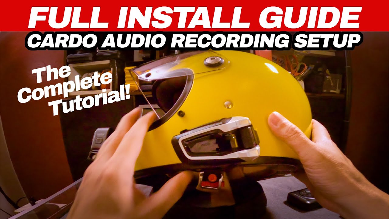 Complete Helmet Recording Setup Guide ENG SUBS CC YouTube Complete Helmet Recording Setup Guide ENG SUBS CC YouTube