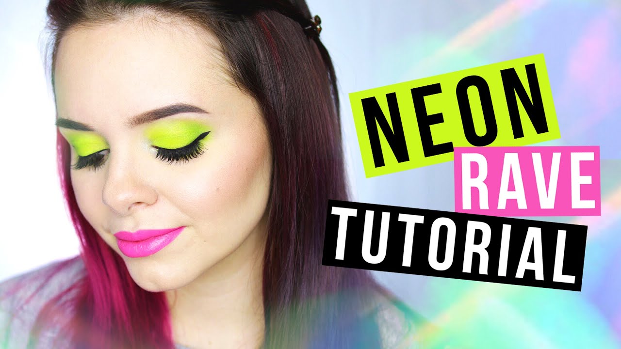 Makeup Tutorial: Neon Rave - Chit Chat Version & First Impressions ...