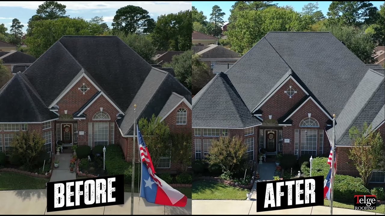 Stunning Roof Replacement in Conroe by Telge Roofing - YouTube
