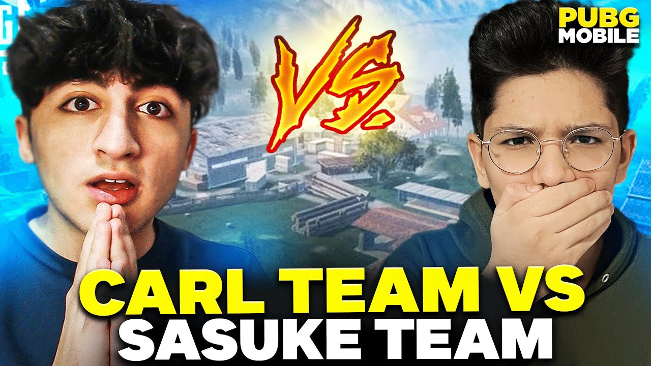 CARL TEAM VS SASUKE TEAM!! - PUBG MOBİLE - YouTube