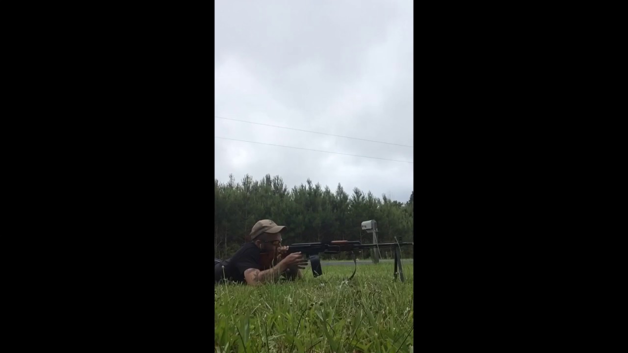 Aes10b controlled bump fire - YouTube