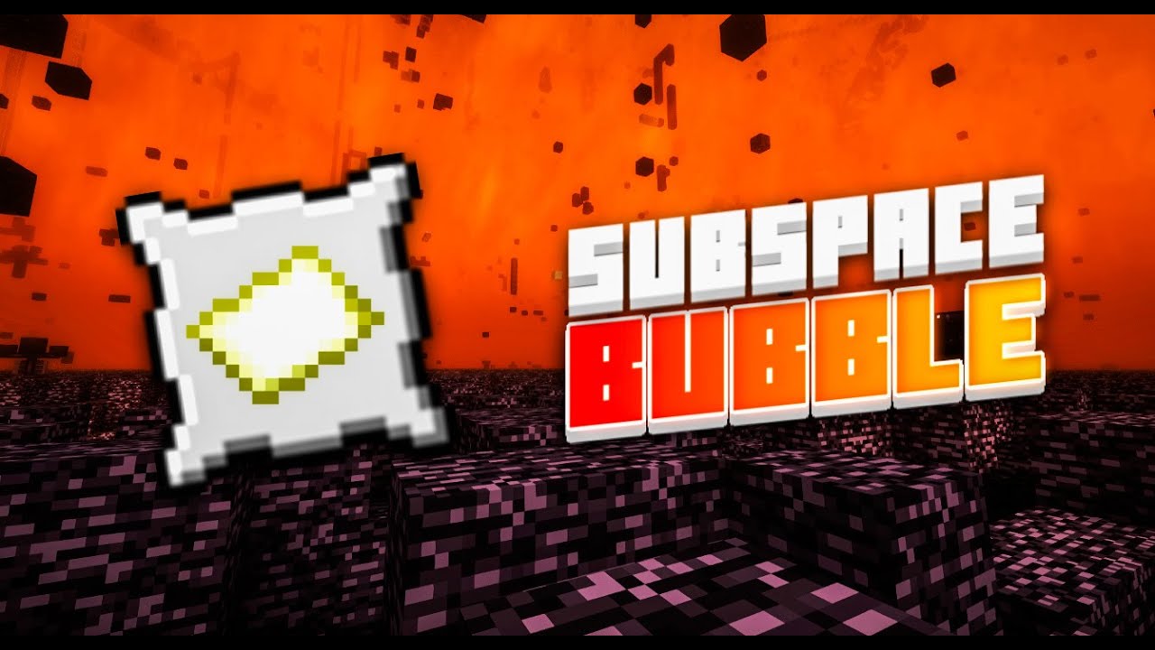 Subspace Bubble 😎 - Minecraft Challenge👑 - YouTube