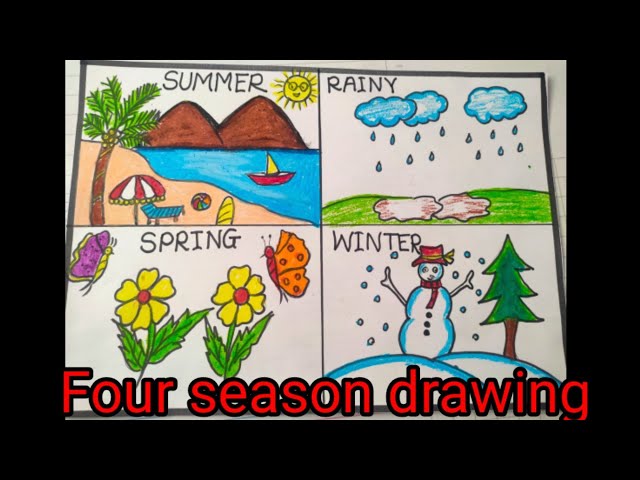 Summer Season Drawings For Kids