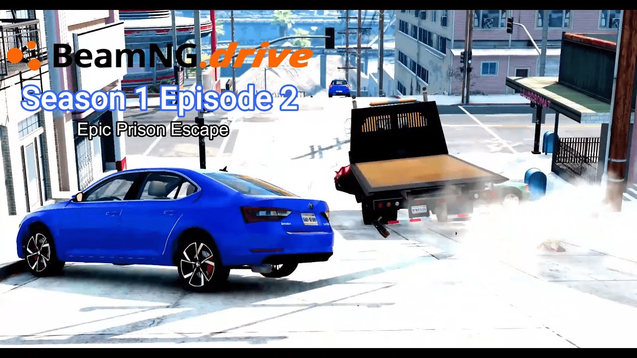 Beamng Drive Movie - High Speed (2023) | (S1 Ep2) - Epic Prison Escape ...