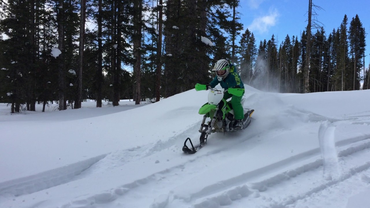 first time on timbersled - YouTube