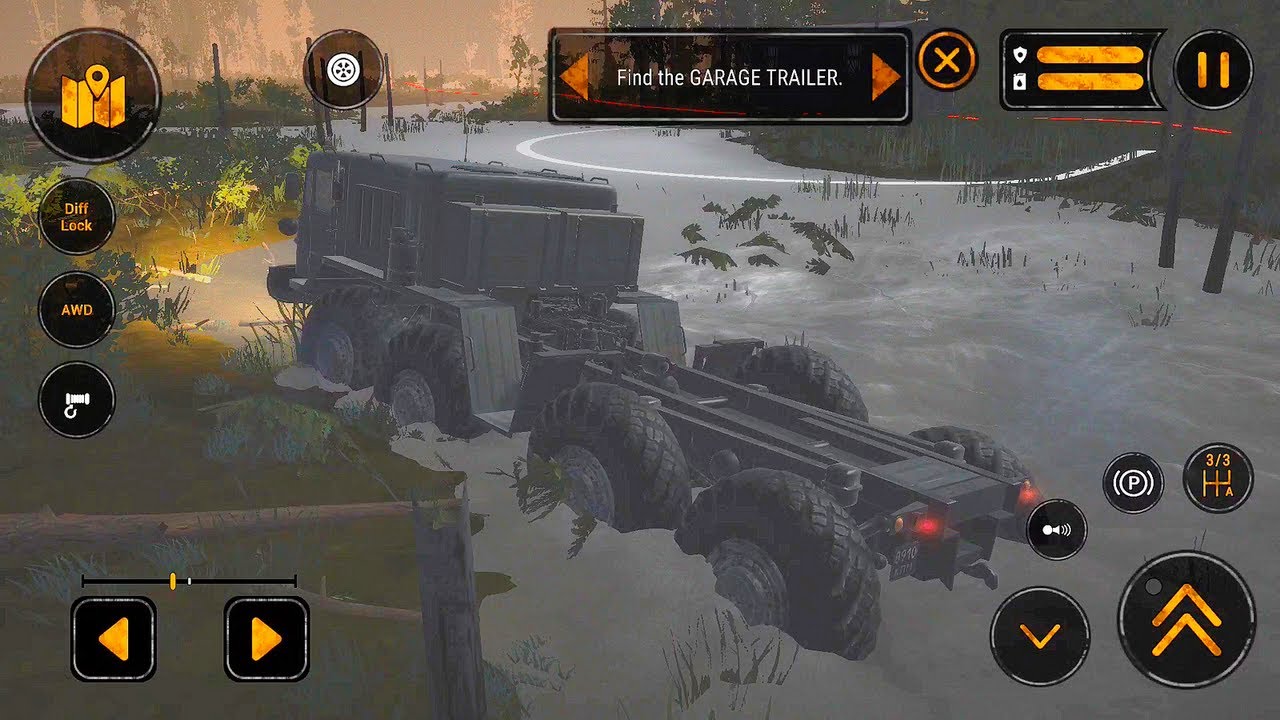 Mud Runner Android #5 - Night Safari Mission - YouTube