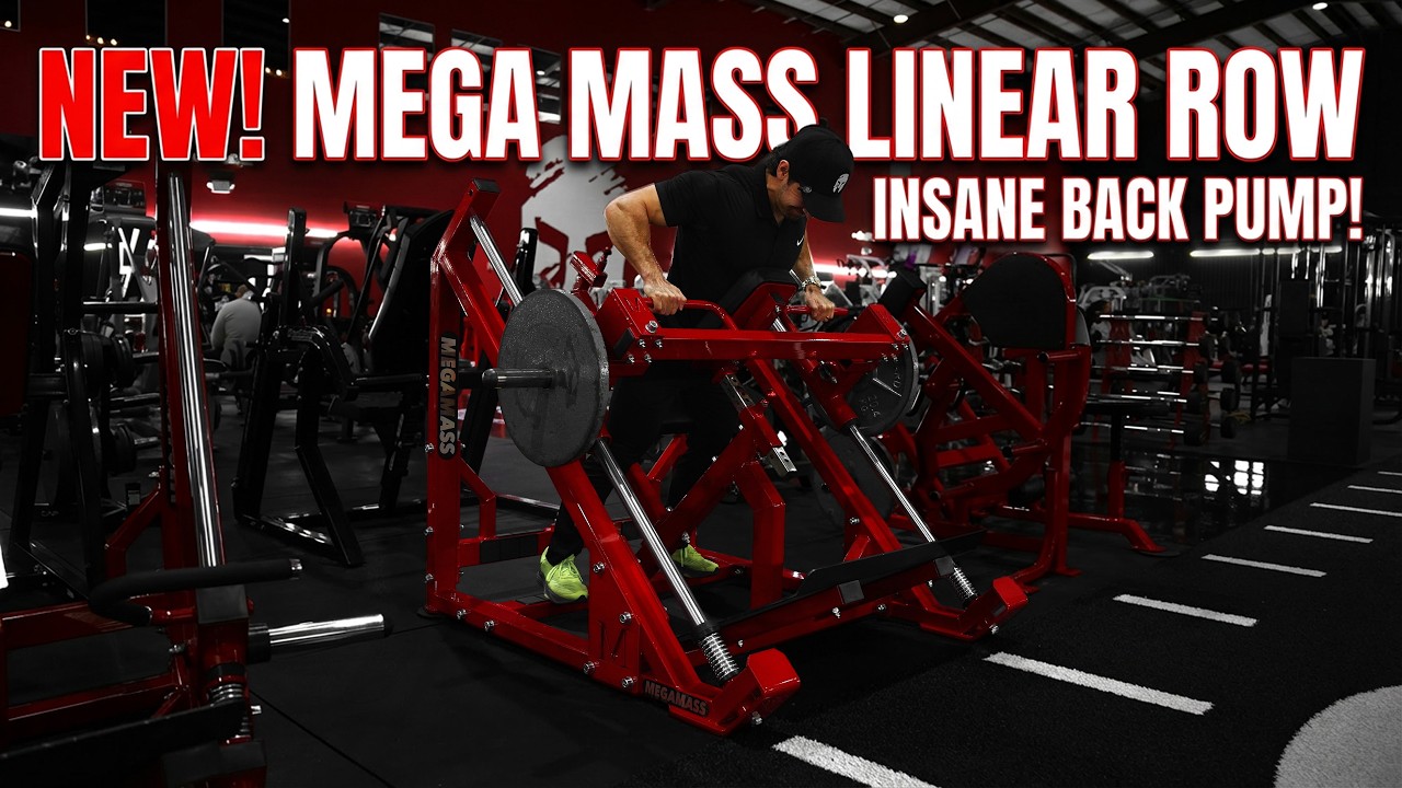 Mega Mass Linear Row at Roman Empire Gym - YouTube