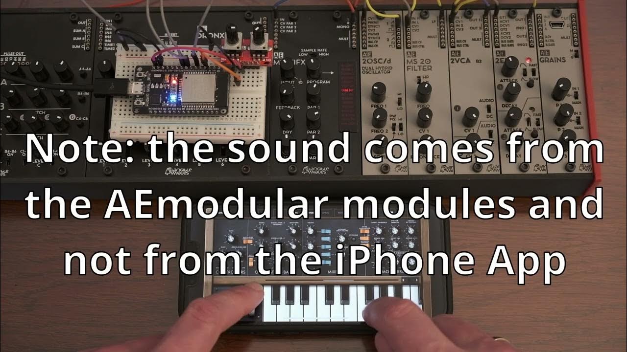 AE Modular: Bluetooth Midi to CV using an ESP32 - YouTube