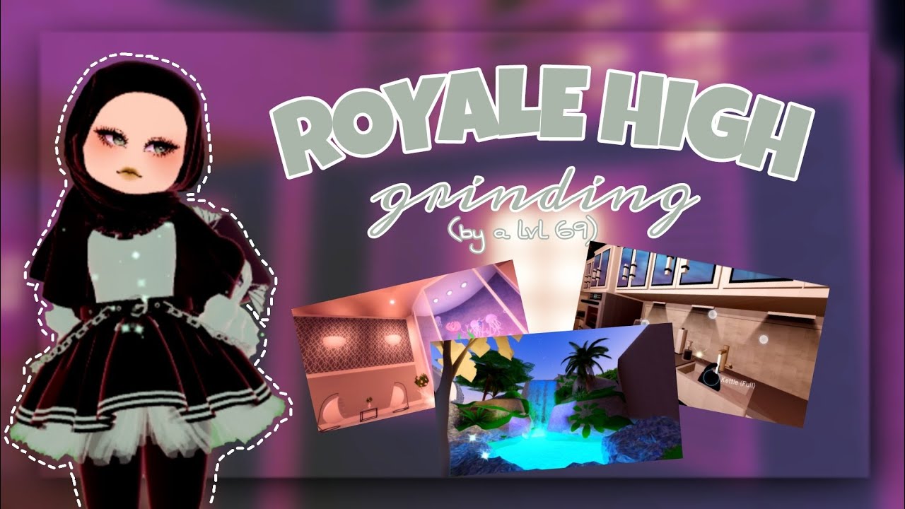 royale high grinding // calming\weird rain sounds\music // •JustSilly ...