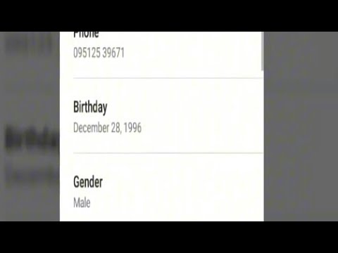 How to change your account birth date - YouTube
