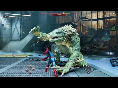 Peter Vs. Lizard in Marvel's Spider-Man 2 with NWH Final Swing Suit ...