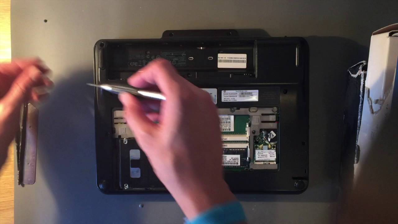 Cambio de teclado HP TouchSmart TM2 - YouTube