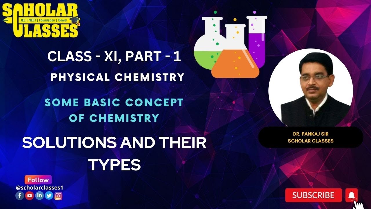 Some Basic Concept of Chemistry II Solutions and their types II Dr ...