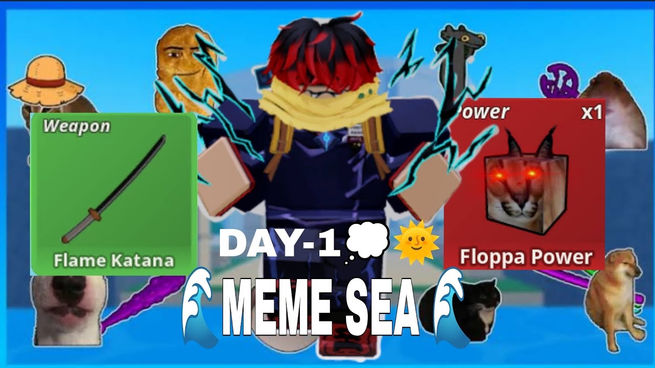 DAY - 1 🌊 MEME SEA🌊 (HUNT FOR FLOPPA POWER⚡) #memesea @SLIMEBOY_PVP ...