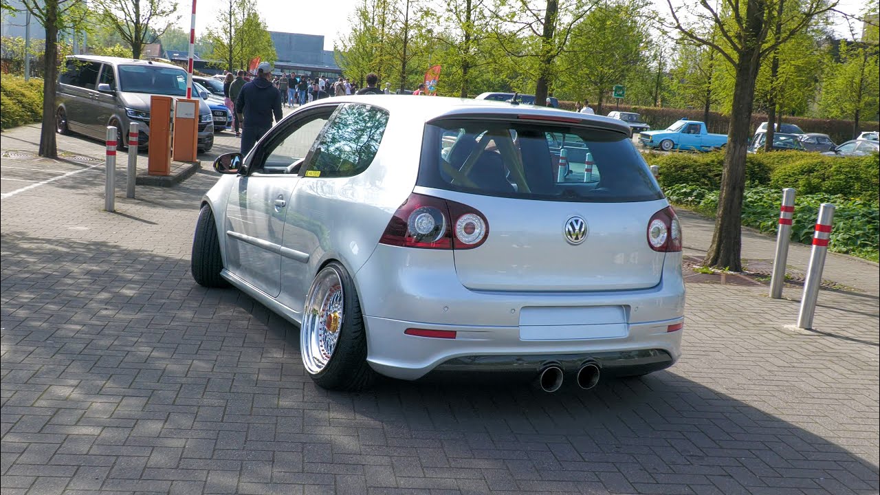 LOW Tuner cars arriving on a Carshow | Lay Low 2023 - YouTube