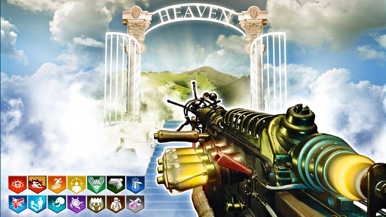 STAIRWAY TO HEAVEN!!! NO QUICK REVIVE CHALLENGE • BO3 CUSTOM ZOMBIES ...