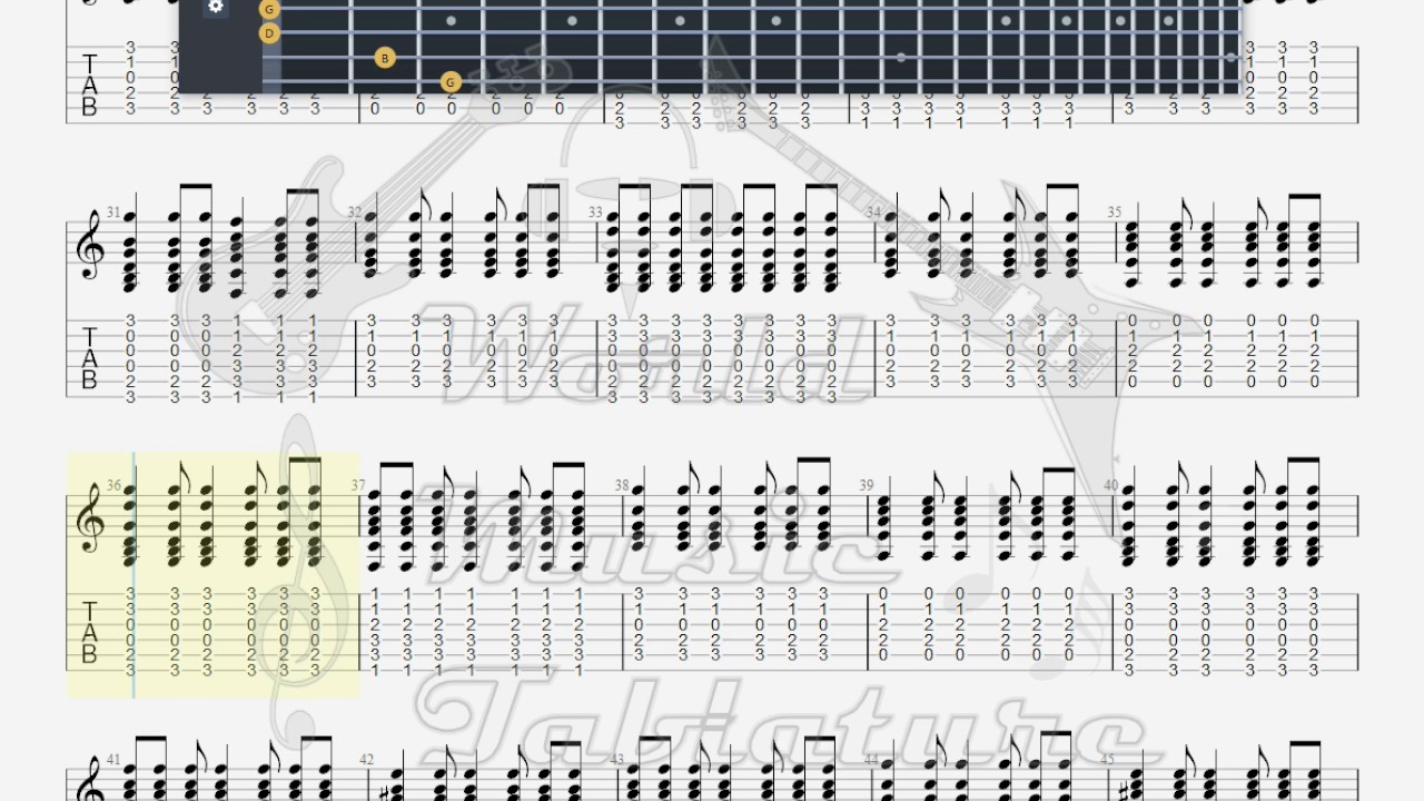 Foo Fighters Big Me GUITAR TAB - YouTube