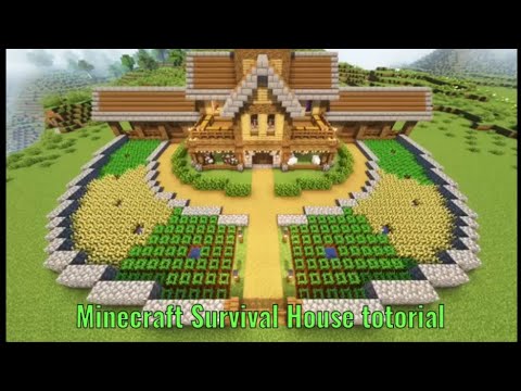 Minecraft Survival House totorial circle shape 🏡🏠 easy - YouTube