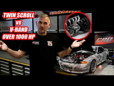 Twin Scroll vs V-Band Manifold and Housing Test But in Reverse - Motive Garage