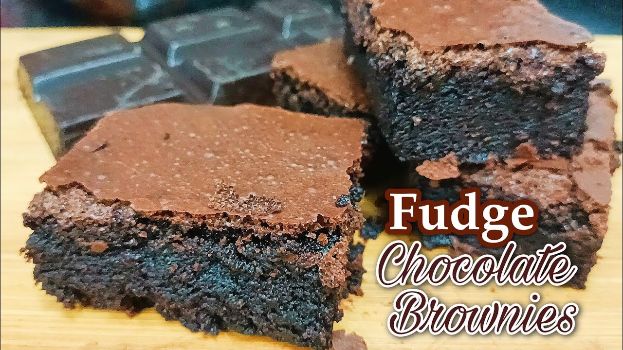 The Best Fudgy Brownies Ever! | Super moist and easy | Fudge Chocolate ...