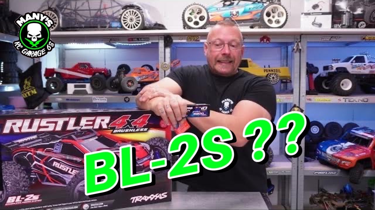 AUS DER BOX TRAXXAS BL2s der RUSTLER 4x4 (DEUTSCH für die den titel ...