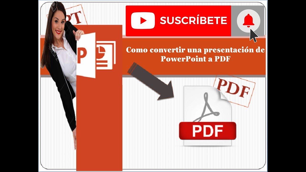 Como Convertir Documento POWERPOINT a PDF GRATIS (Pasar de Power Point ...