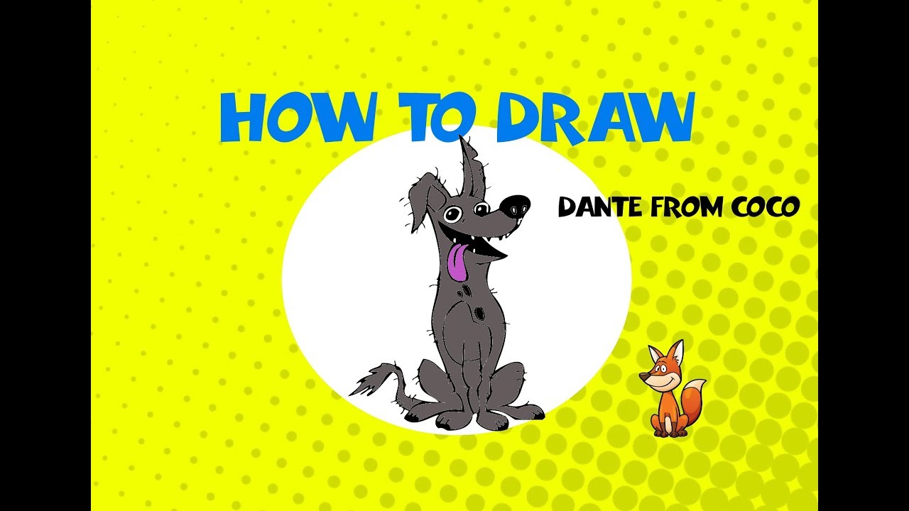 How to draw Dante from CoCo - Learn to Draw - ART LESSON cartooning ...