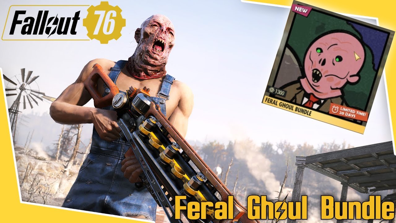 Fallout 76 - Feral Ghoul Bundle - YouTube