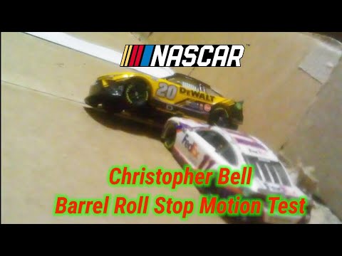 NASCAR Stop Motion Barrel Roll Test - YouTube