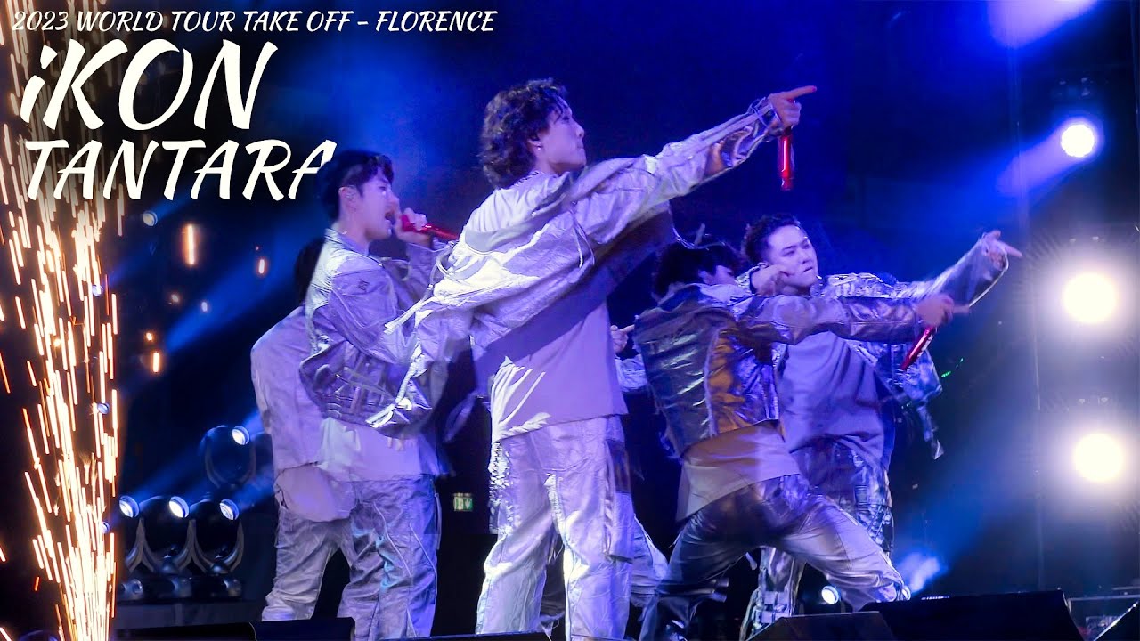 [4K] iKON 'TANTARA' FRONT STAGE Fancam - TAKE OFF TOUR FLORENCE - YouTube
