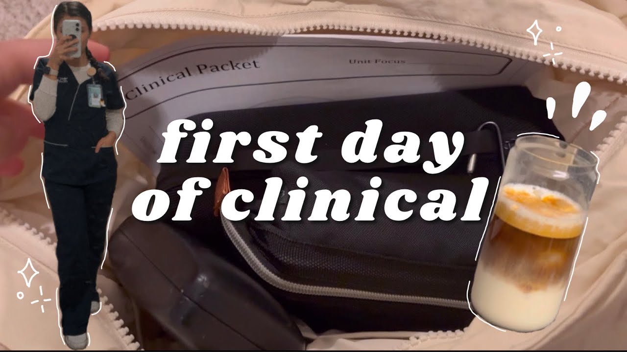 first day of clinical vlog - YouTube