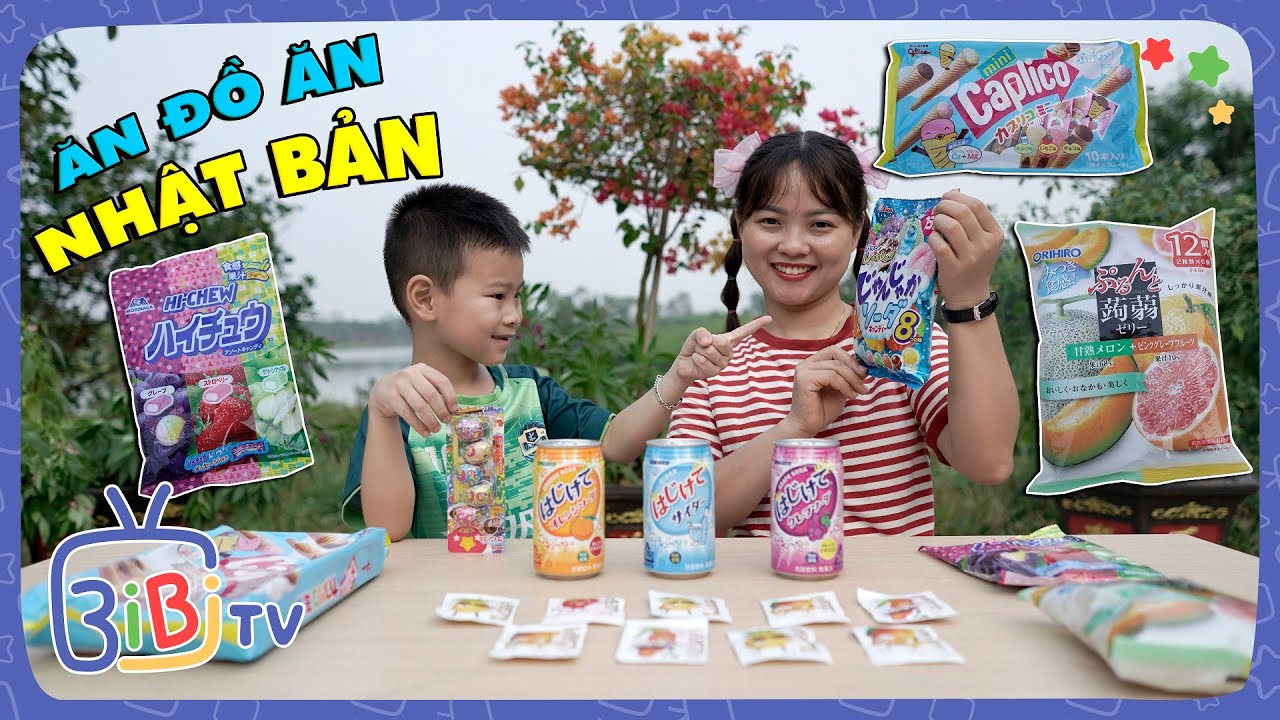 Hai Chị Em Ăn Đồ Ăn Nhật Bản BIBI TV - YouTube