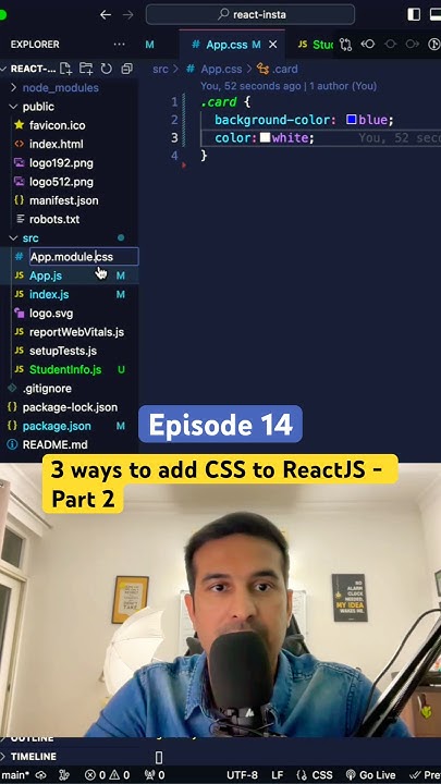 3 Ways To Add Css To Reactjs Part 2 馃槵 Reactjs Reactjstutorial Youtube