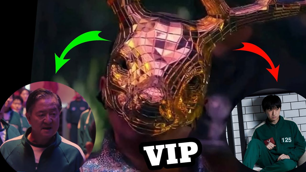 squid games secret player 100 & 125 kaun hai vip - YouTube