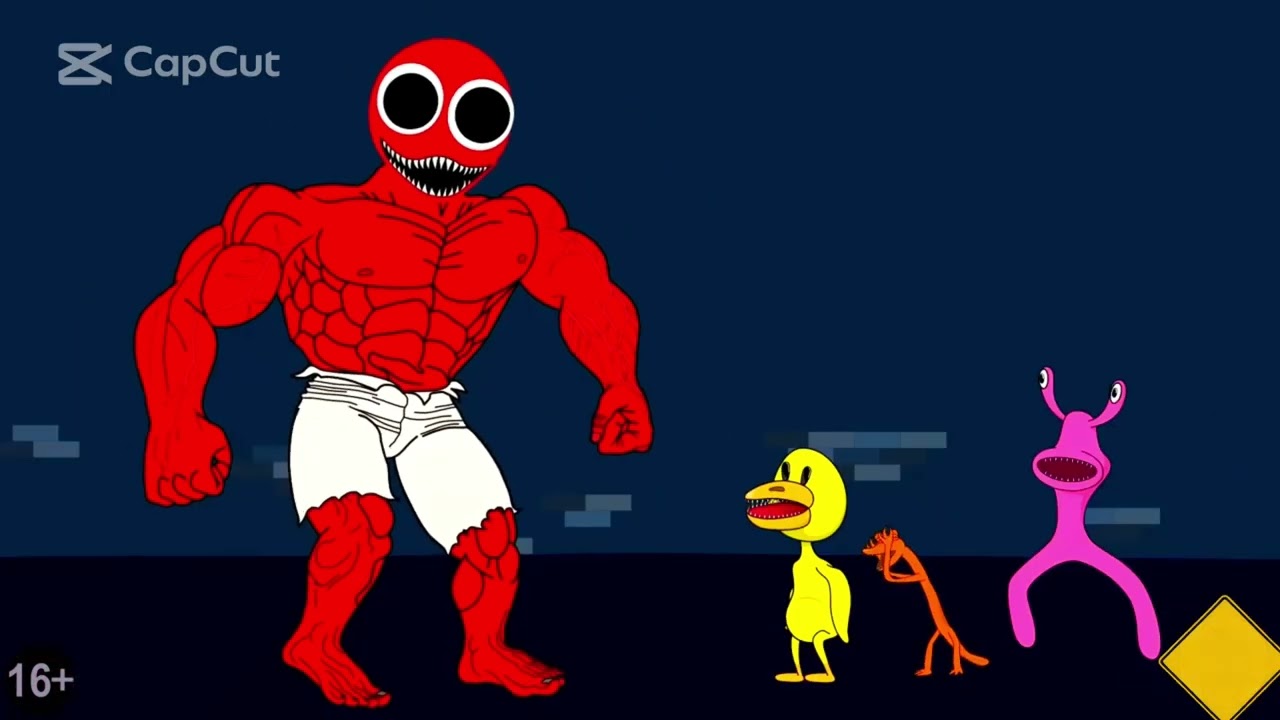 RED GOT A SUPER POWER! RAINBOW FRIENDS VS RED BULL! Rainbow Friends ...