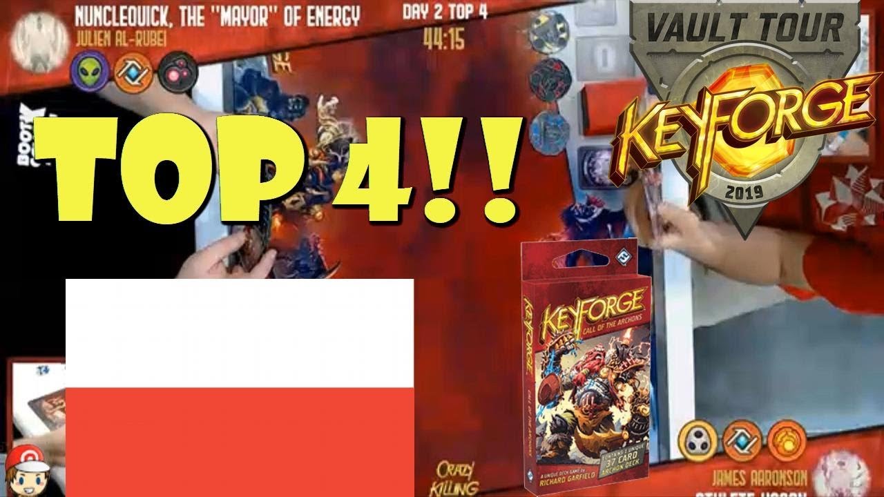 Keyforge Poland Vault Tour (Sealed) – Top 4! (Full Commentary) - YouTube