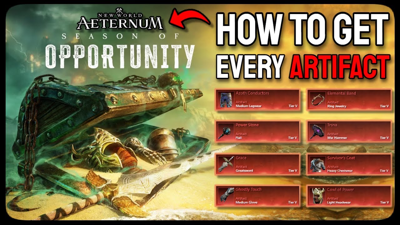 How To Get ALL The Season 6 Artifacts (New World: Aeternum) - YouTube