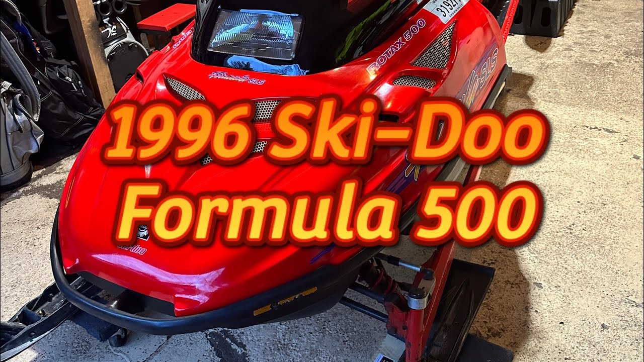 1996 Ski Doo Formula 500 walk around - YouTube