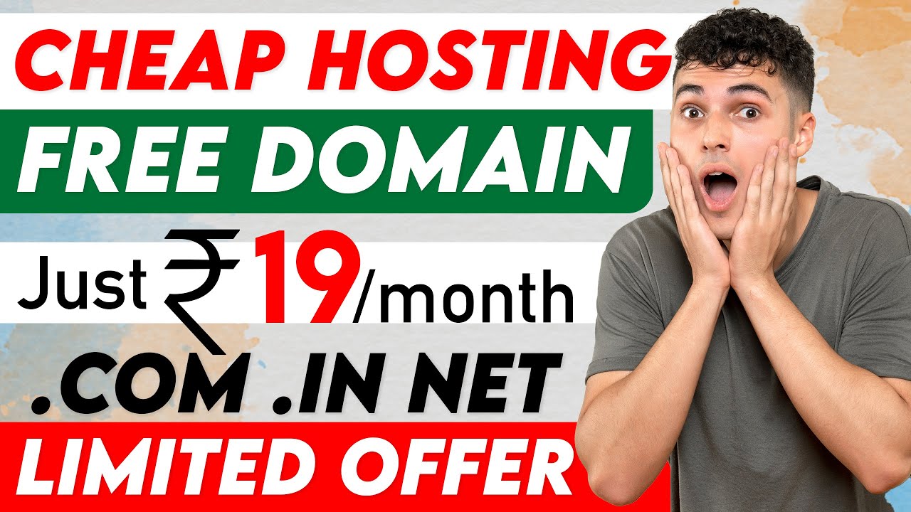₹19/mo Cheap Web Hosting with Free .COM Domain | Limited Time Hosting ...