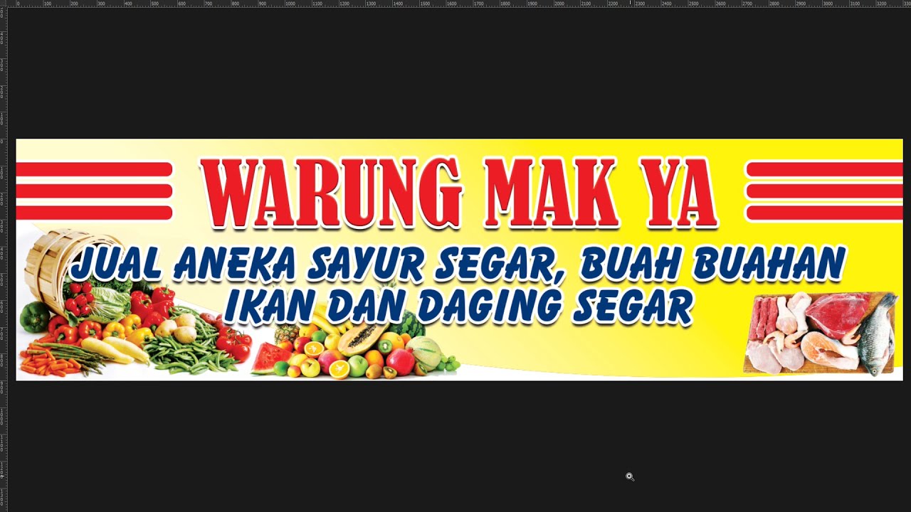 Design Part 8 | Design Spanduk Simple | Simple Banner Design - YouTube