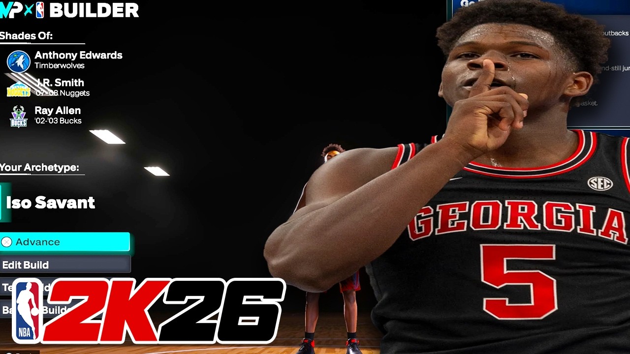 Anthony Edwards "Ant-Man" Build in NBA 2K26 - YouTube