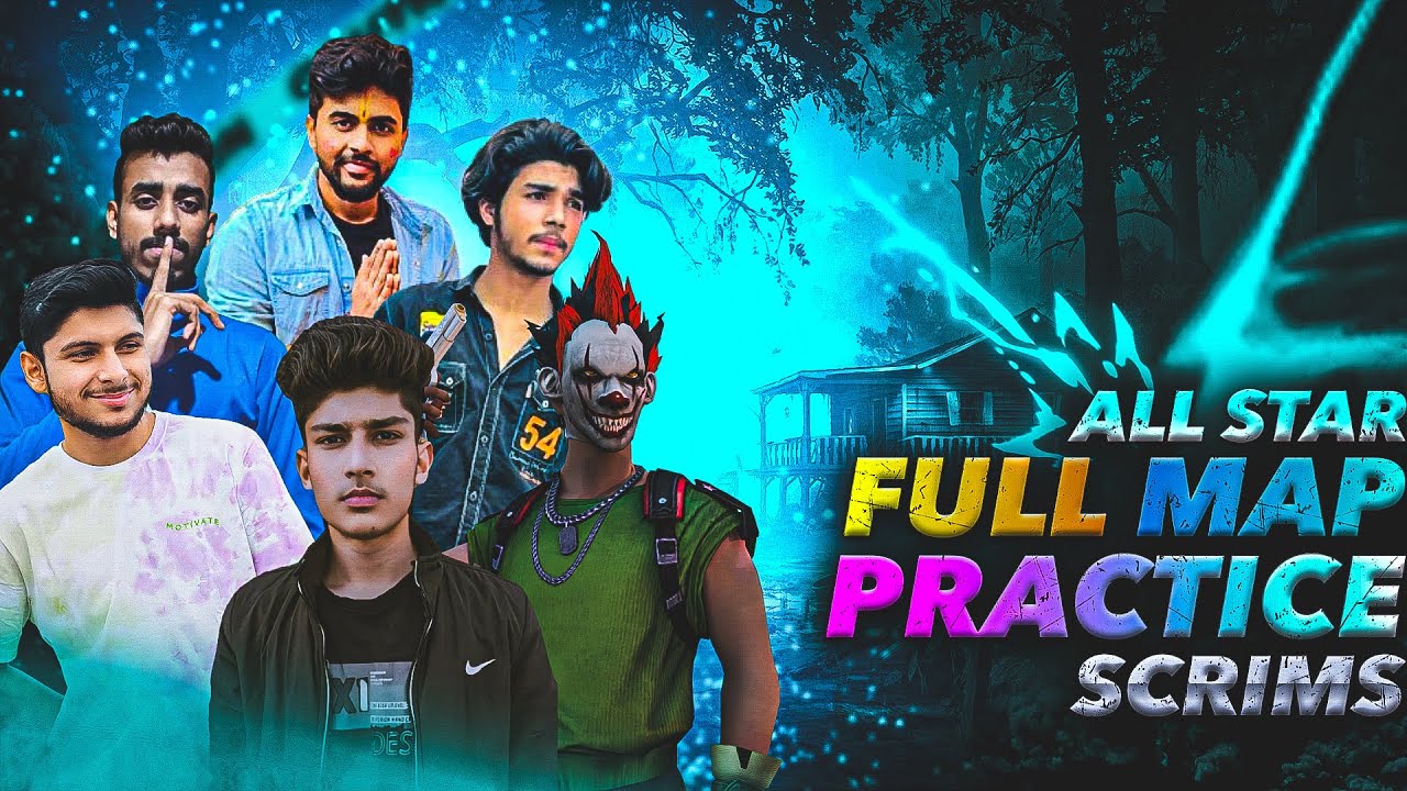 ALL STAR FULL MAP PRACTICE MATCHES 😱WATCH LIVE - YouTube