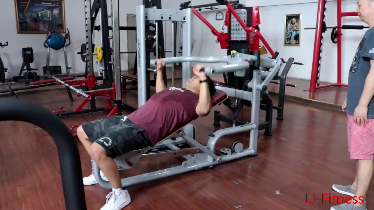 LJ-6020 Multi-press gym machine - YouTube