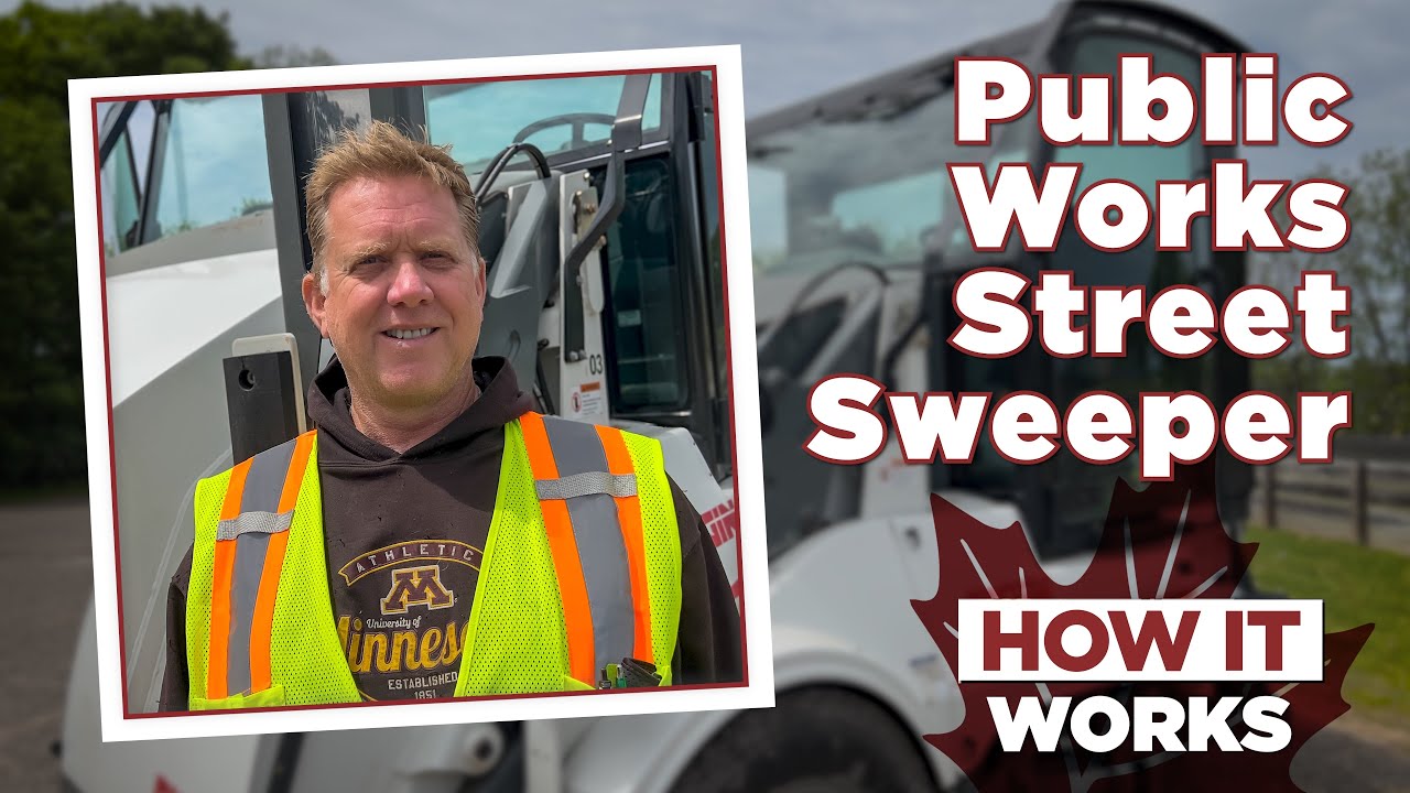 How It Works - Public Works Street Sweeper - YouTube