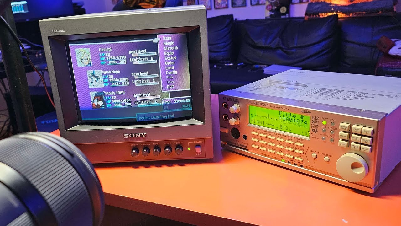 The return of FF7 New Threat (mode B) with real Yamaha XG Midi audio ...